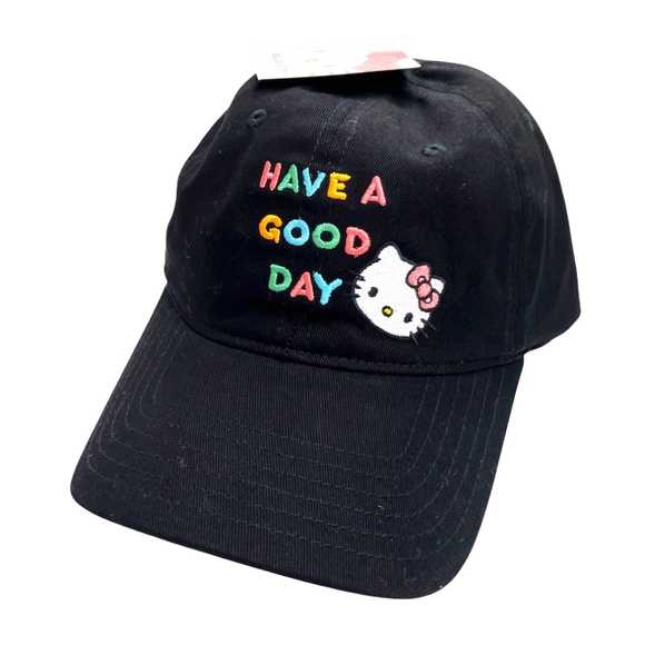 Hello Kitty | Accessories | Hello Kitty Have A Good Day Embroidered Cap ...